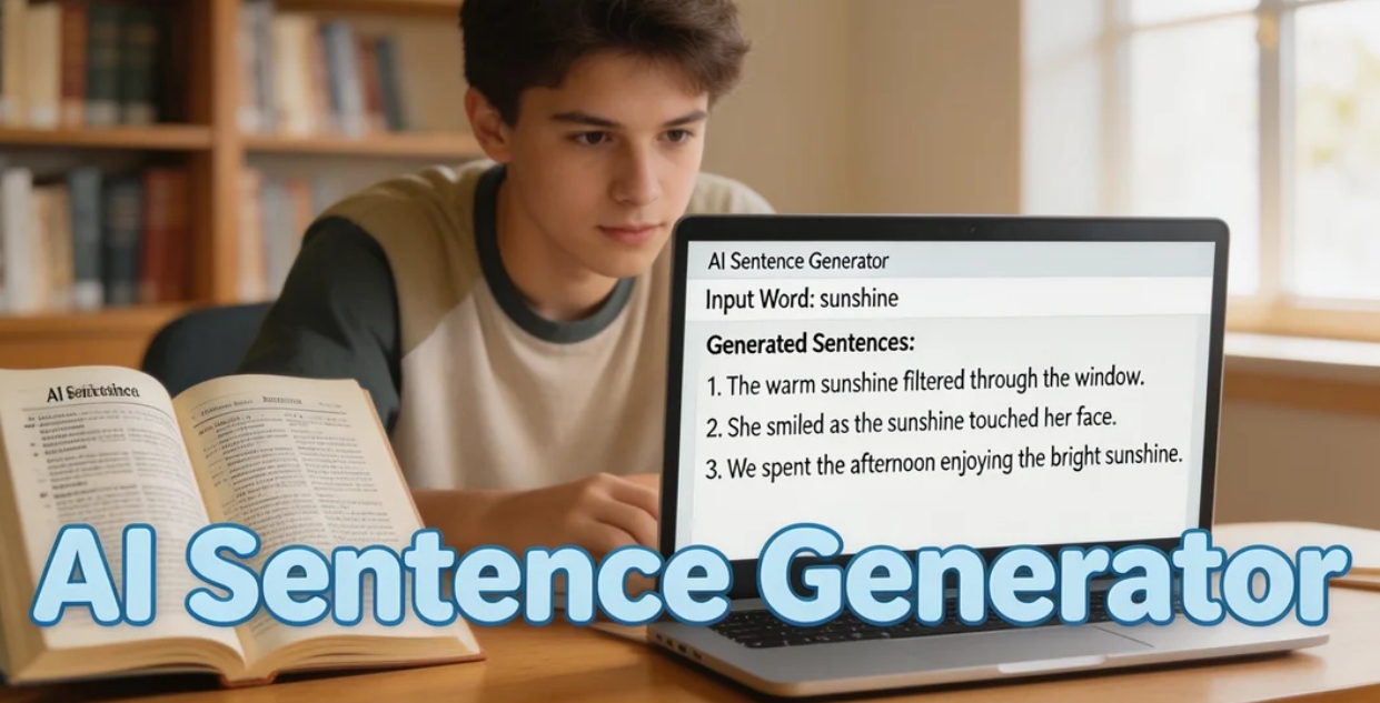 免费 AI 句子生成器 — 几秒生成高质量句子 | AI Sentence Writer